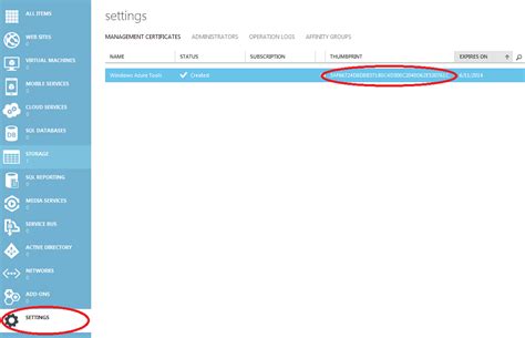 using windows azure service management rest api in automated tasks