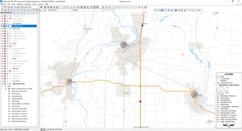 Using Gis To Map Trends In Employment Geography Realm