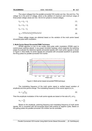 Parallel Connected VSI Inverter Using Multi Carrier Based Sinusoidal PWM Technique PDF