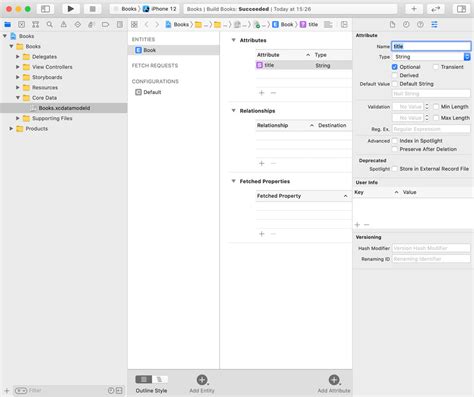 Setting Up The Core Data Stack