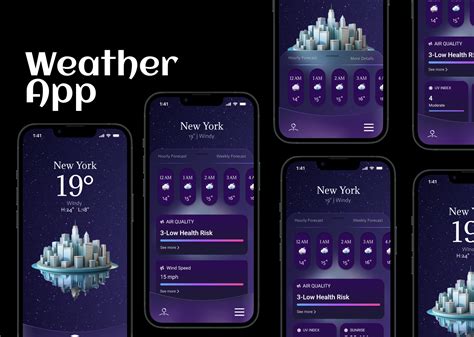 Weather App Ui In Figma Figma