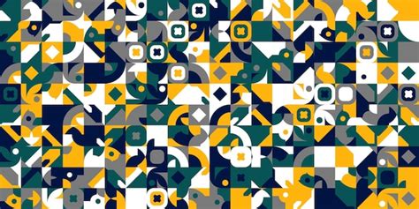 Premium Vector Flat Design Color Blocking Pattern Design
