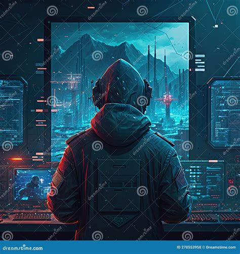 Securing Network Firewall Computer Data Protection And Information Security Concept Royalty