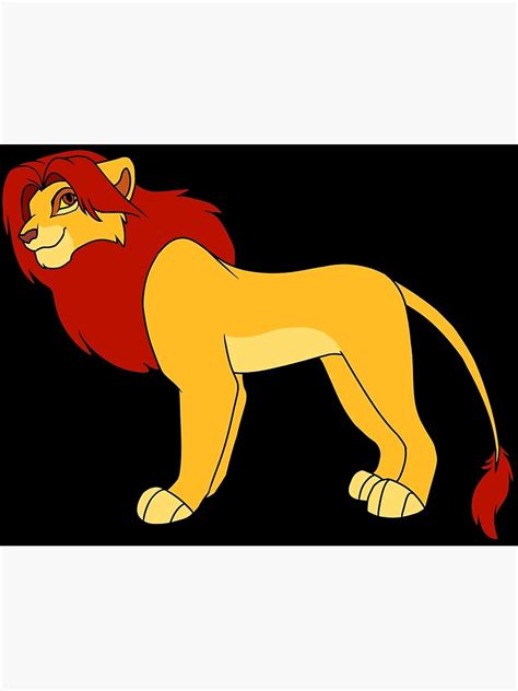 Tlk Lion Simba Poster By Draikinator Redbubble