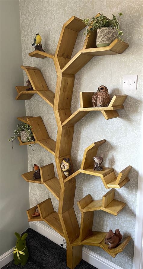 Tree Shaped Bookshelf Etsy