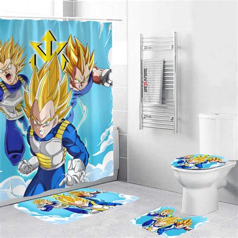 Anime Vegeta Super Saiyan Combo Bathroom Set Wexanime