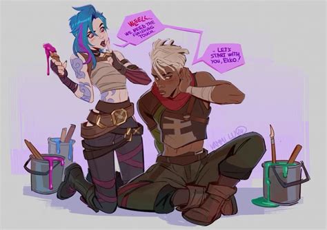 Ekko And Jinx Arcane League Of Legends Comic Lol League Of Legends