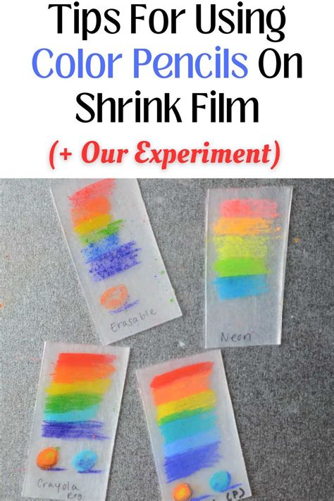 Tips For Using Color Pencils On Shrink Film Our Experiment Diy