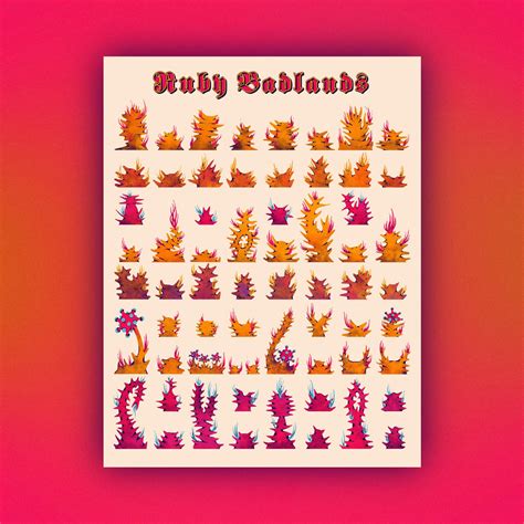 Ruby Badlands Flora Print Catnoli