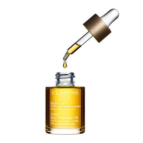 Clarins Huile Lotus масло за мазна кожа - Инфармация