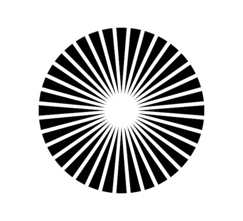 Premium Vector Radial Circle Lines Circular Radiating Lines Geometric