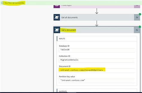 Read Data From Azure Cosmos Db Using Power Automate
