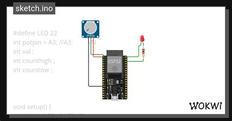 Potentioled Copy Wokwi Esp32 Stm32 Arduino Simulator
