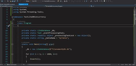 BUG LiteDatabase Is Not Thread Safe Issue Litedb Org LiteDB GitHub