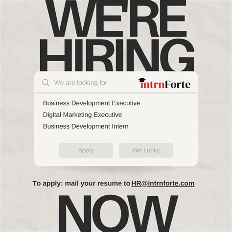 Hiring Businessdevelopmentexecutive Internship Engineeringjobs