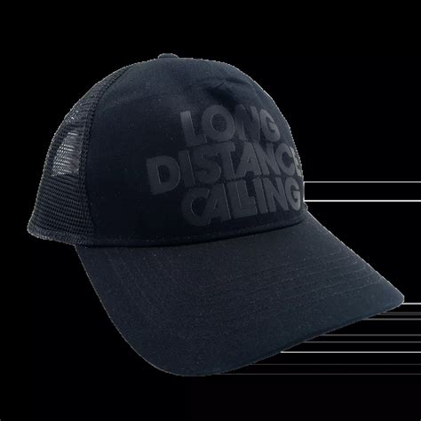 Long Distance Calling Black Logo Cap · Long Distance Calling Shop
