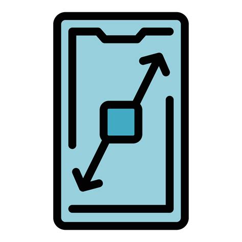 Phone Display Overview Icon Vector Flat Vector Art At Vecteezy