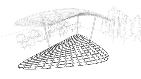 3d Model Parametric Pavilion Scene 2348 Turbosquid 2166081