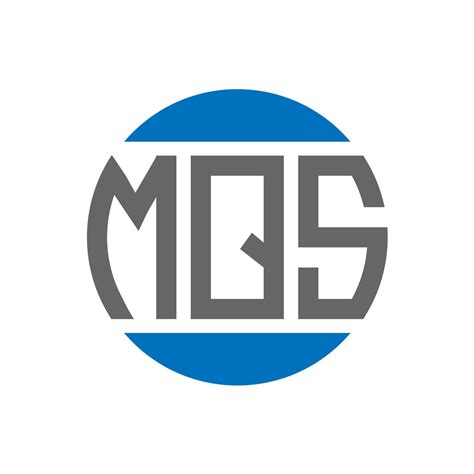 Mqs Letter Logo Design On White Background Mqs Creative Initials