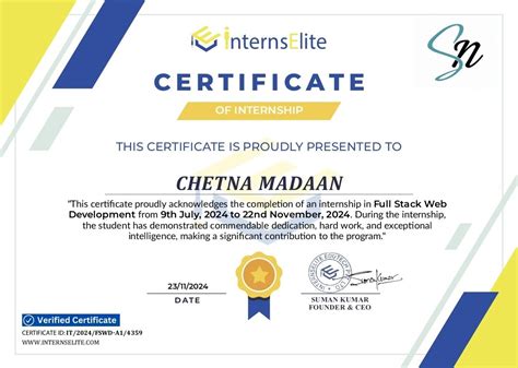 fullstackdevelopment internship webdevelopment learningjourney growth chetna madaan 12