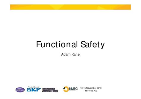 PPT Functional Safety Functional Safety Adam Kane Principal Sponsor PowerPoint Presentation