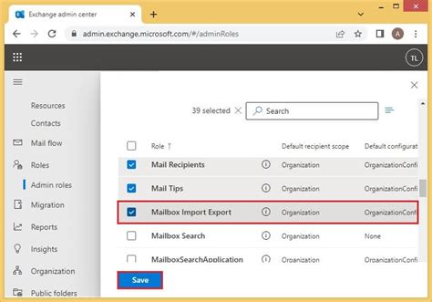 Mailbox Import Export Role Assignment In Office 365