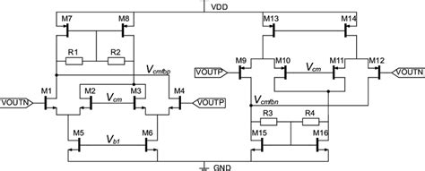 Complementary Common Mode Feedback Circuit Cmfb Circuit Download