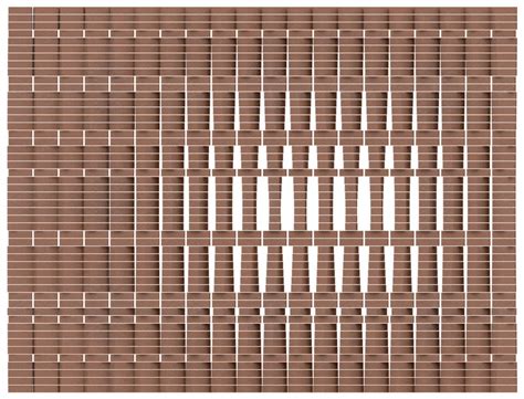 Parametric Facade Inspired By The Cloaked In Bricks Facade In Iran