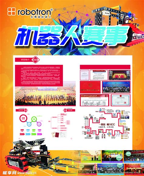 机器人海报设计图 包装设计 广告设计 设计图库 昵图网