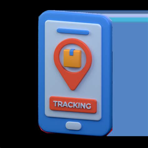 Download Mobile Shipment Tracking 3d Icon In Png Glb  Mp4 Pixcap