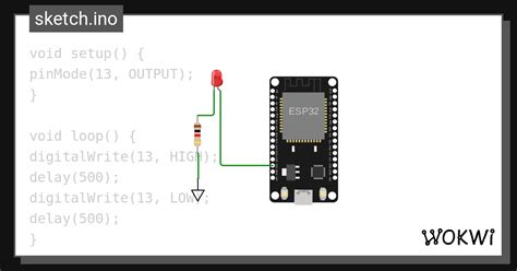 Wokwi Online ESP STM Arduino Simulator