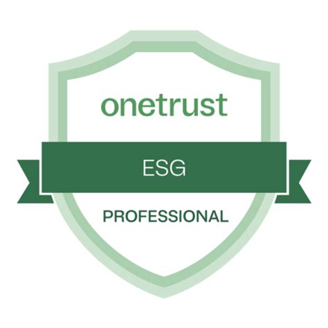 Onetrust Certified Esg Professional Credly