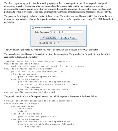 solved the first programming project involves writing a