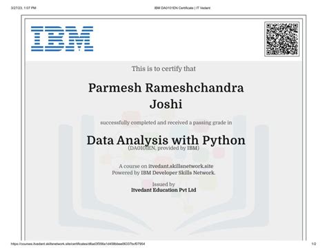 Parmesh Joshi On Linkedin Dataanalytics Dataanalyst Ibmdatascience
