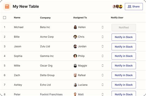 Zapier Tables