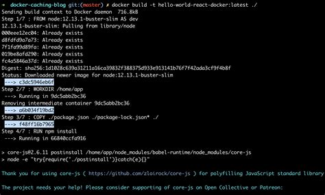 docker caching — introduction to docker layers thestartupfactory tech