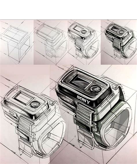 Industrail Design Sketch And Marker Rendering Tutorial Behance