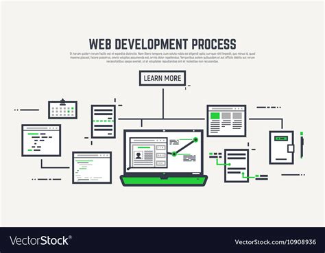 Programming Line Icon Royalty Free Vector Image
