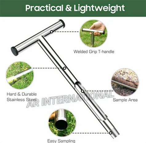 99 Stainless Steel Soil Core Sampler 2kg Automation Grade Manual At