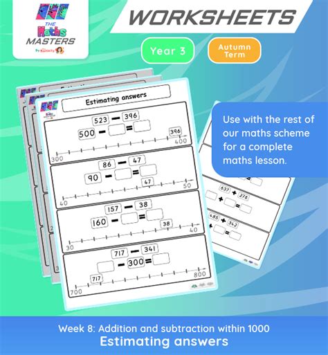 Year 3 Estimating Answers Worksheets Year 3 Addition And Subtraction Worksheets