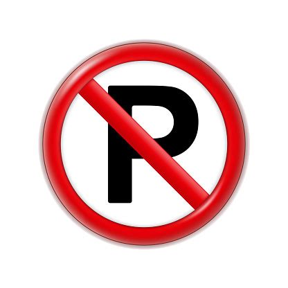 No Parking Red Sign Car Parking Sign Vector Parking And Traffic Sign