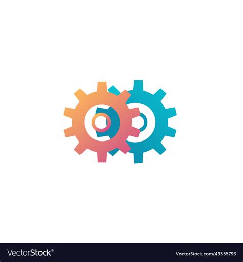 Full Stack Development Filled Gradient Logo Vector Image