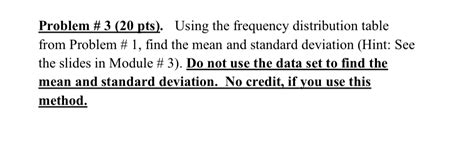 solved problem 1 20 pts for the given data construct