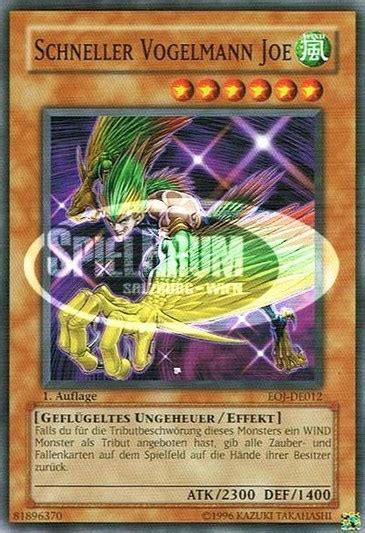 Schneller Vogelmann Joe Yu Gi Oh Einzelkarte Kaufen Spielraum