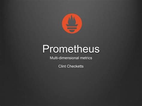 Prometheus Utah Software Architecture Meetup [slides] R Prometheusmonitoring