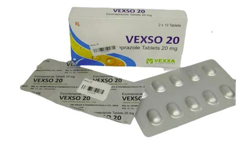 Vexso esomeprazole 20mg vexxa (box/20tab) - បាយមេដ ខេមបូឌា - Buymed ...