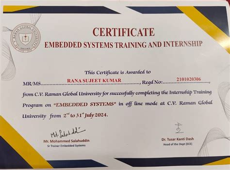 Rana Sujeet Kumar On Linkedin Embeddedsystems Internship