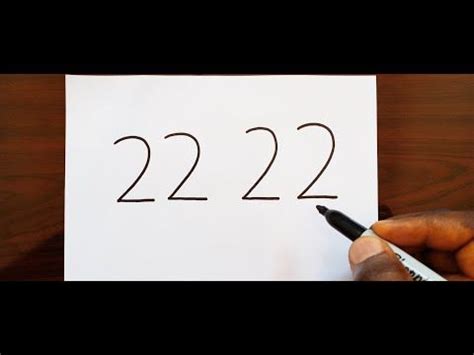 DRAW TWO LOVE BIRDS FROM 22 22 LEARN HOW TO DRAW WITH NUMBERS Number Drawing How To Make