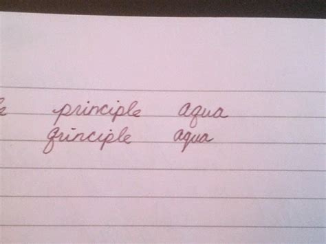 Cursive Lowercase Q Handwriting Handwriting Improvement The Fountain Pen Network