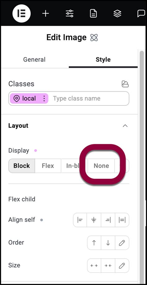 Responsive Editing Elementor